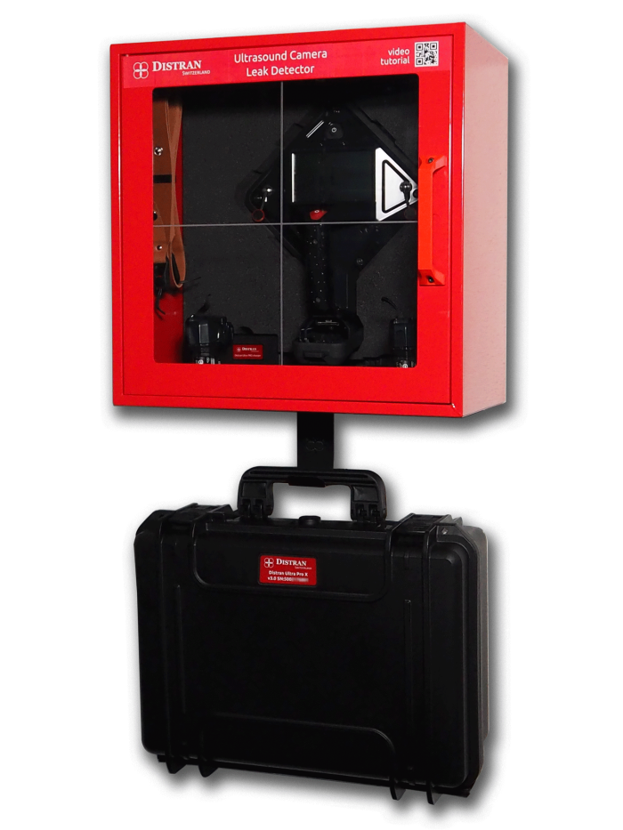 Wall mountable box with two battery chargers and integrated lighting