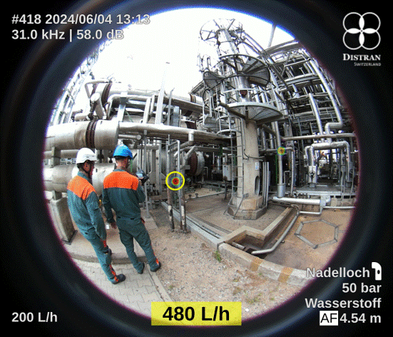 Distran Ultra Pro - Ultrasound camera for gas leak detection